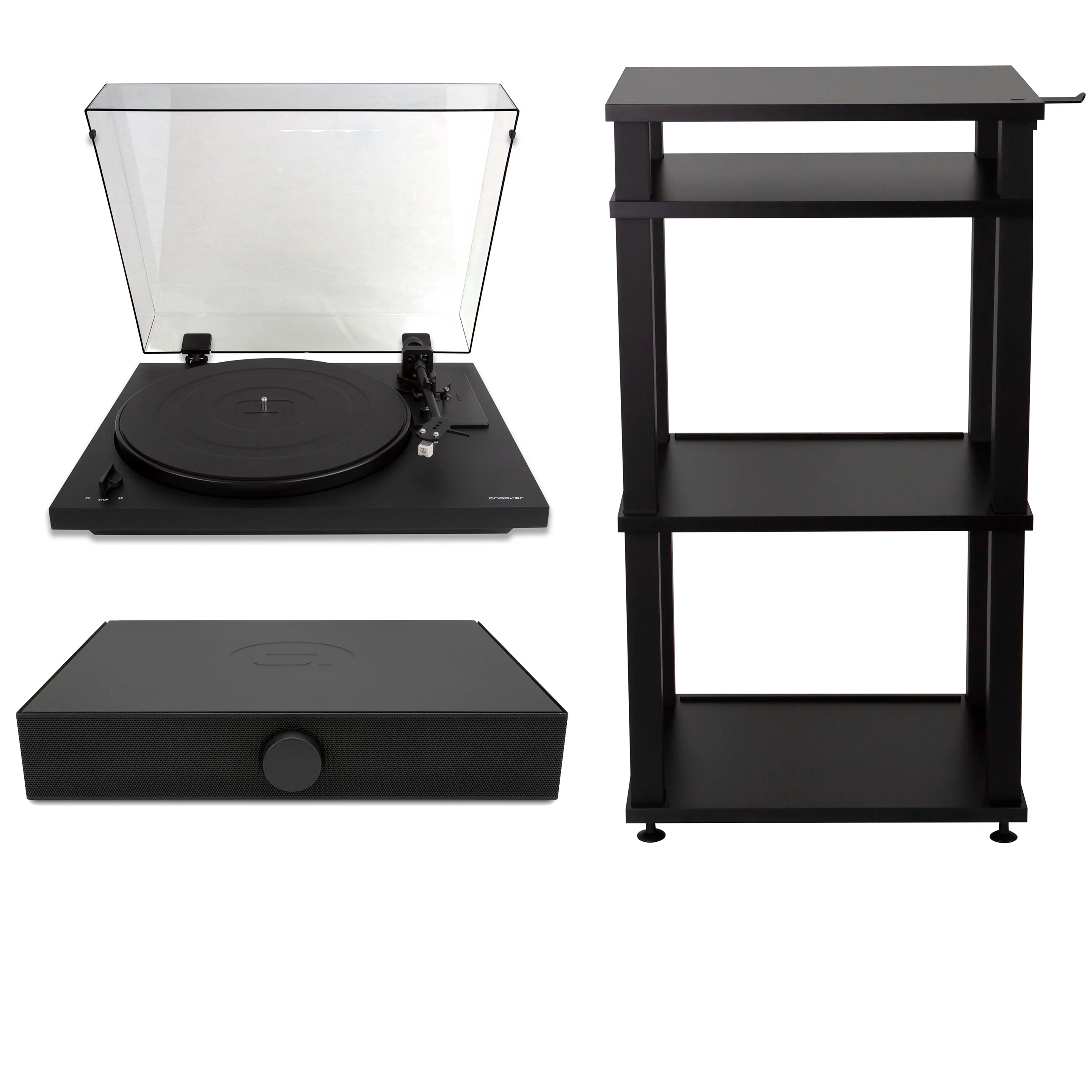 SpinTrio Record Player System – High Fidelity Vinyl