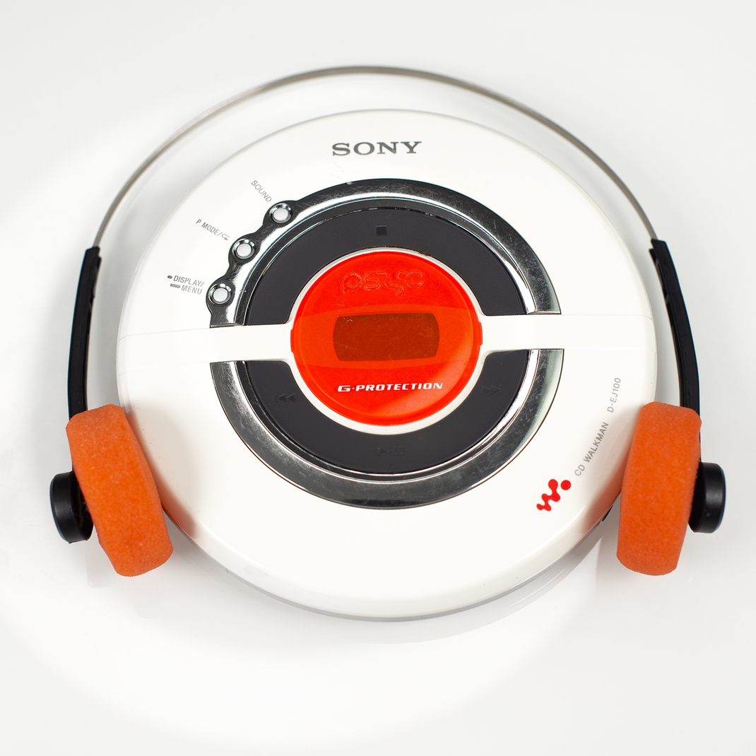 SONY CD WALKMAN D-EJ100 PORTABLE CD PLAYER (WHITE) – High Fidelity Vinyl