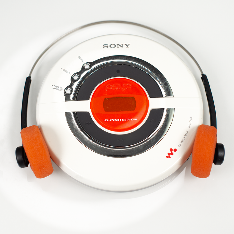 SONY CD WALKMAN D-EJ100 PORTABLE CD PLAYER (WHITE) – High Fidelity Vinyl