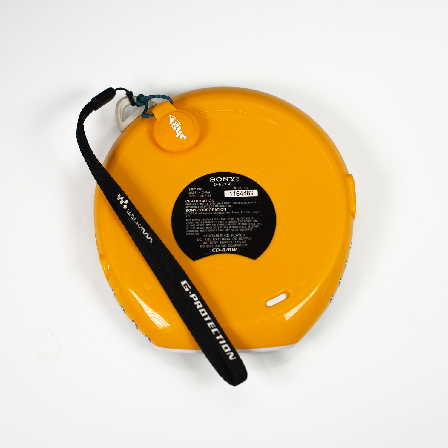 SONY PSYC D-EJ360 YELLOW PORTABLE CD PLAYER – High Fidelity Vinyl