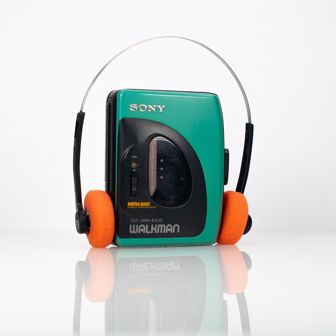 SONY WALKMAN WM-EX23 GREEN PORTABLE CASSETTE PLAYER – High Fidelity Vinyl