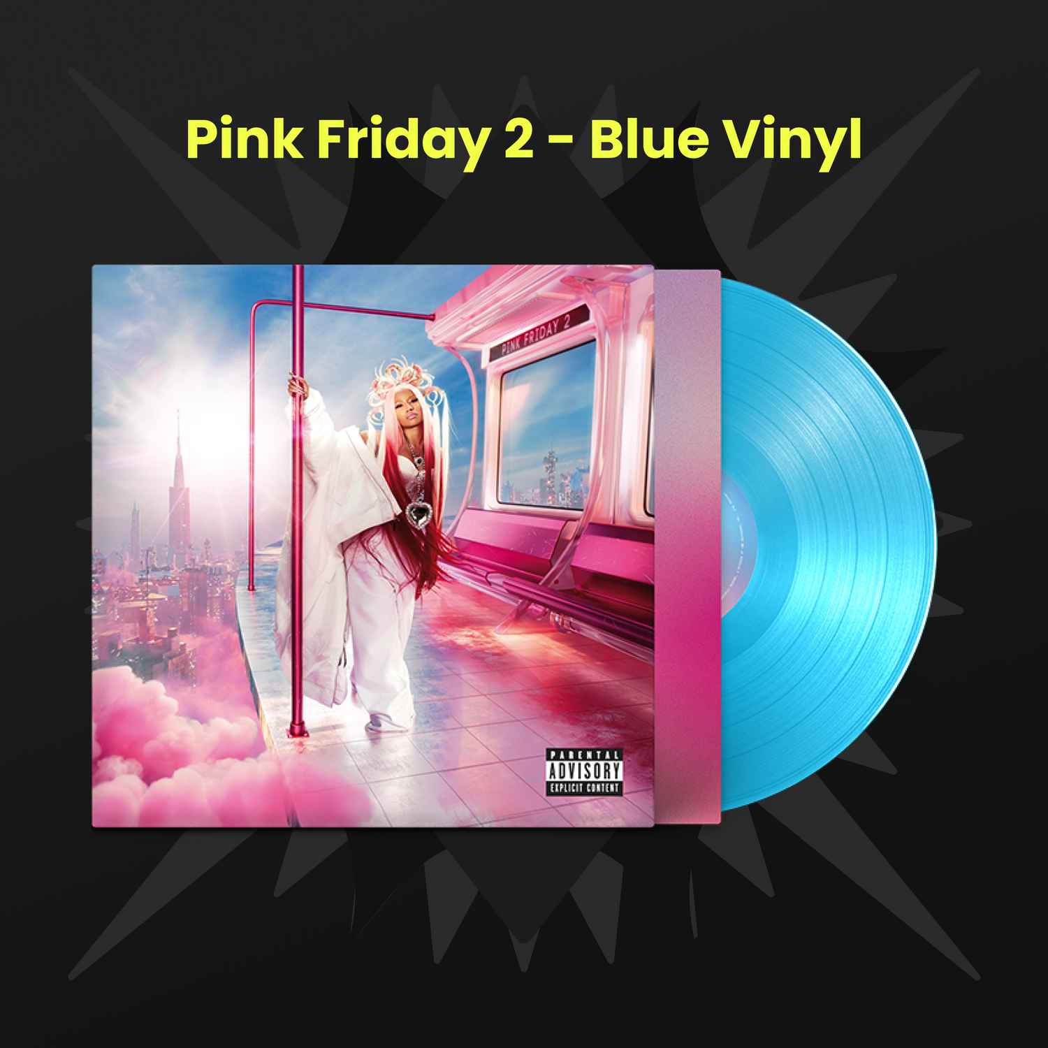 NIcki Minaj Pink Friday 2 Electric Blue Vinyl High Fidelity Vinyl nicki-minaj-pink-friday-2-electric-blue-vinyl-high-fidelity-vinyl