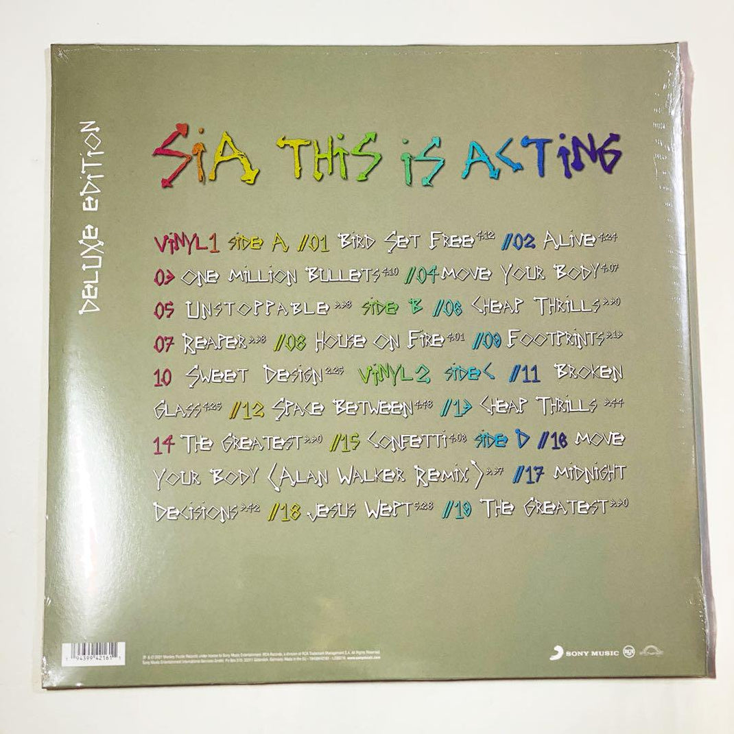 Sia - This is Acting - Deluxe Edition – High Fidelity Vinyl